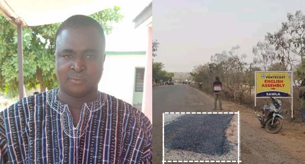 Wa-Techiman Road: Sawla DCE Begins Road Maintenance, Commended