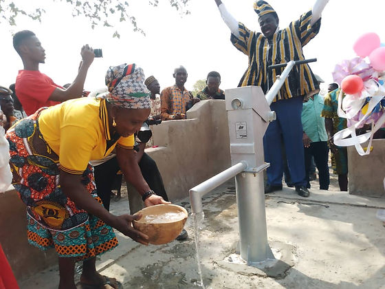 Wa Naa thanks Prophet Emmanuel Amoah for bringing life through water