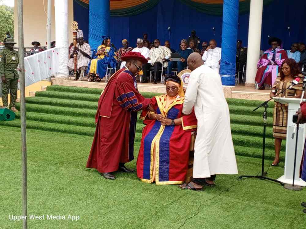 Wa: Prof. Hamidatu Darimani Officially Outdoored as First Female VC of ...