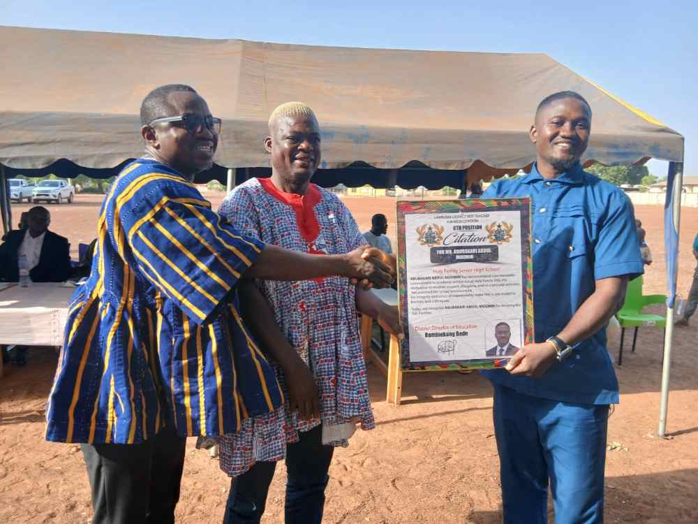 Lambussie: MP Awards Best Performing Teachers, Student in first ...